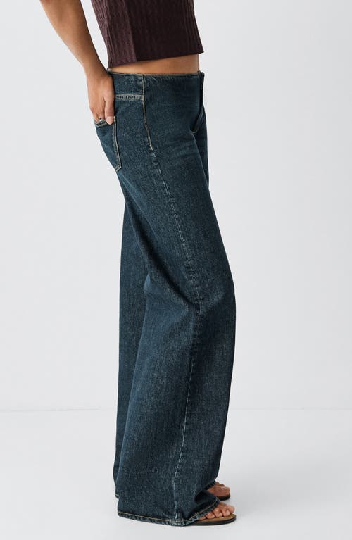 MANGO MANGO TEEN Low Waist Wide Leg Jeans